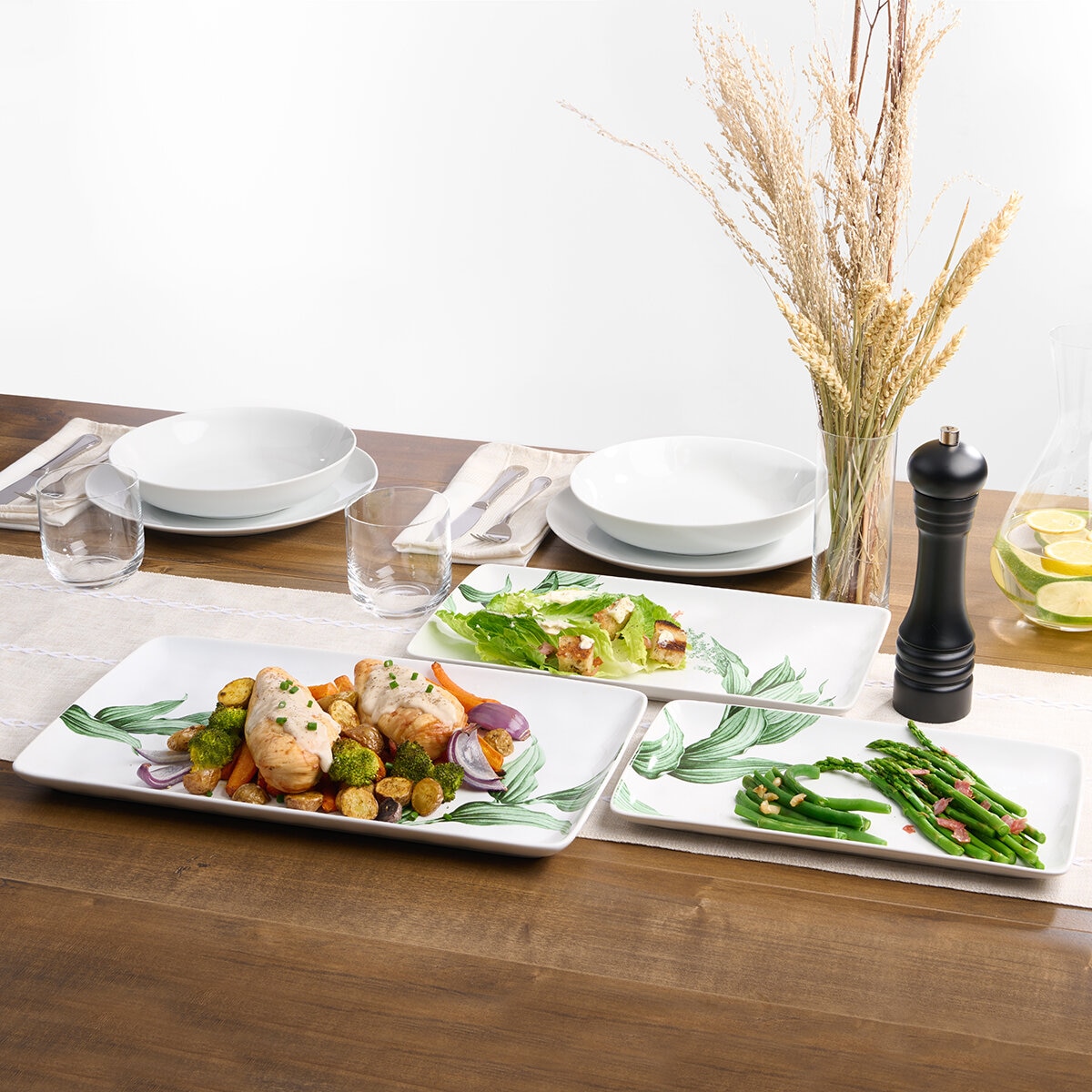 Trudeau Platos Para Servir de Porcelana 3 piezas | Costco...