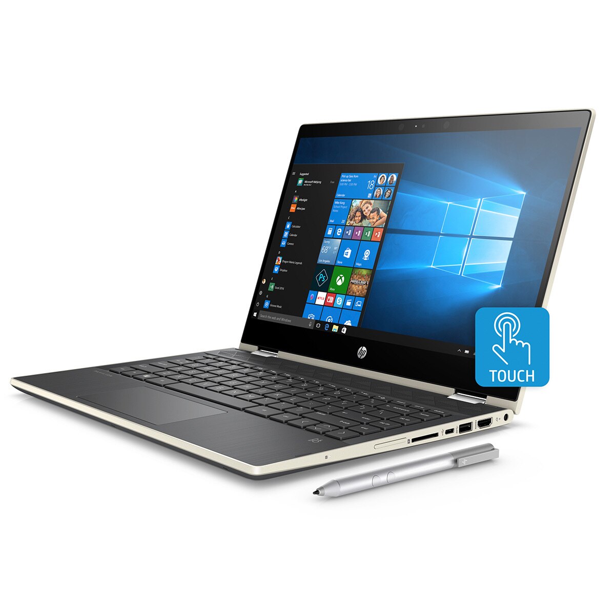 HP laptop convertible X360 14" Intel® Pentium® Gold 4415U | Costco México