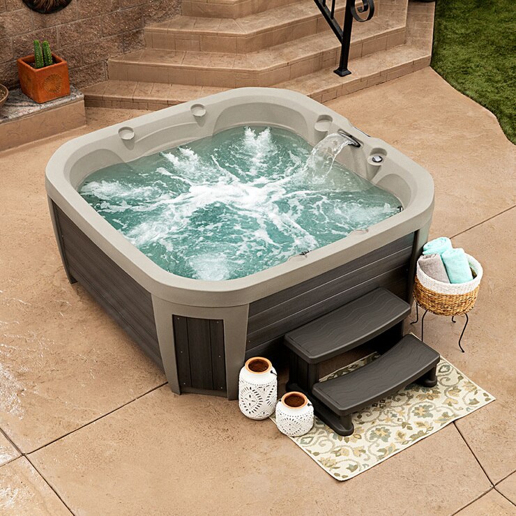 Aquaterra spa Brighton Gris 25-Jet para 5 o 6 personas | Costco México