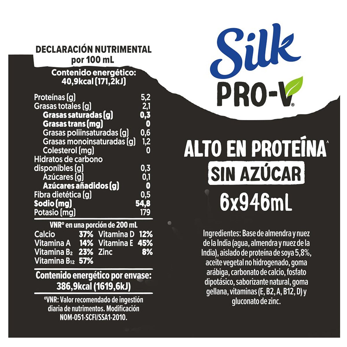 Datos Nutricionales De La Leche De Coco Silk Silk Kids Bebida De