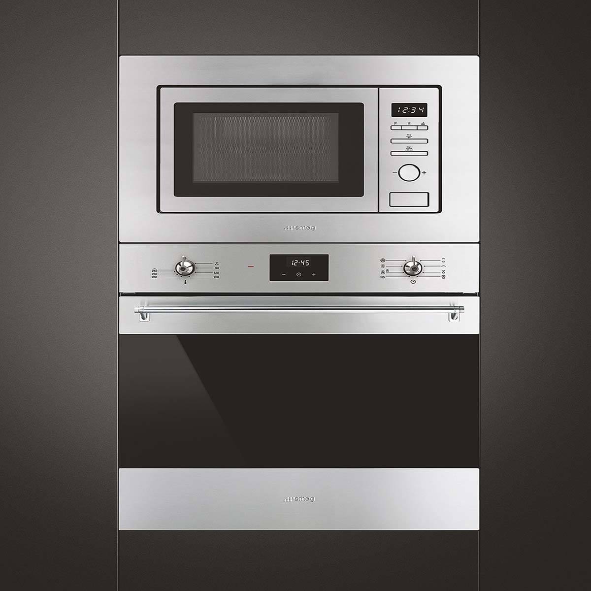 Smeg, horno de microondas empotrable .6' acero inoxidable | Costco México
