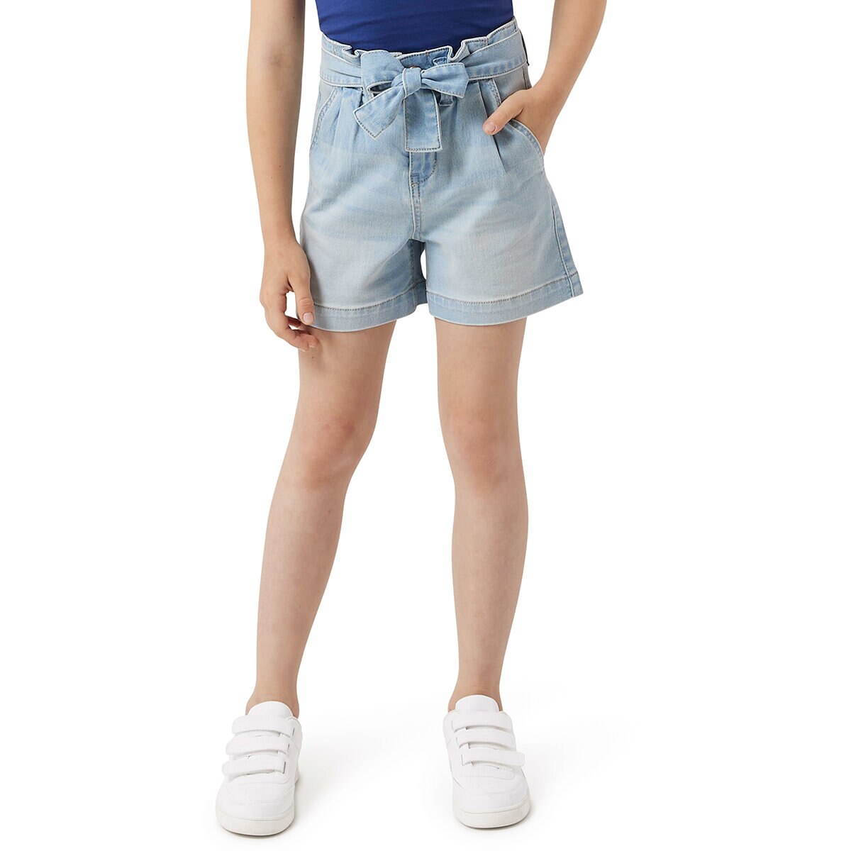 Vigoss Shorts para Niñas Azul claro Mediana 9/10 | Costco...