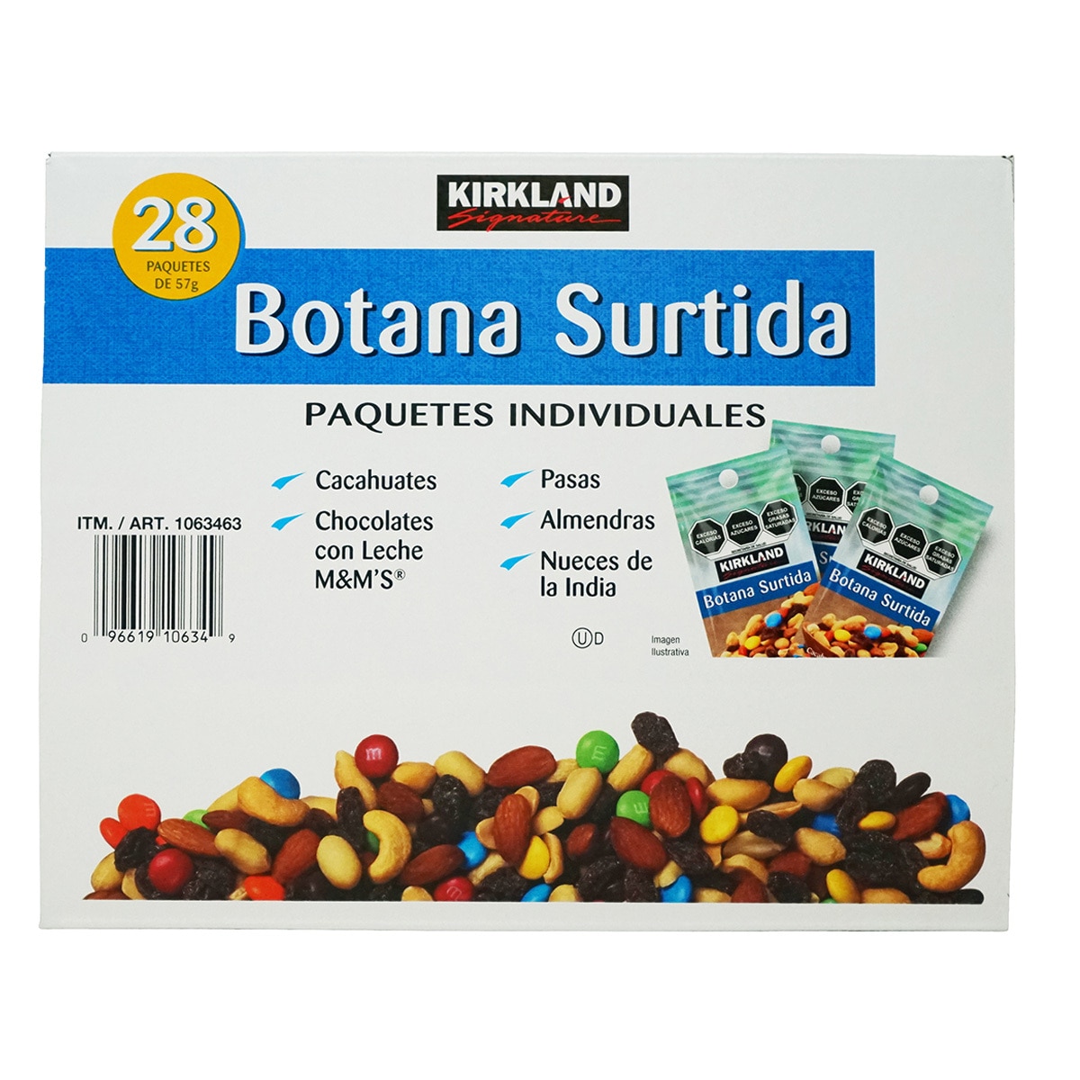 Kirkland Signature, Botana Surtida, 28 Paquetes de 57 g | Costco México