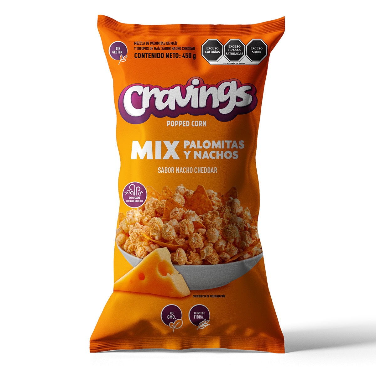 Cravings Palomitas y Nachos Sabor Cheddar 450 g | Costco México