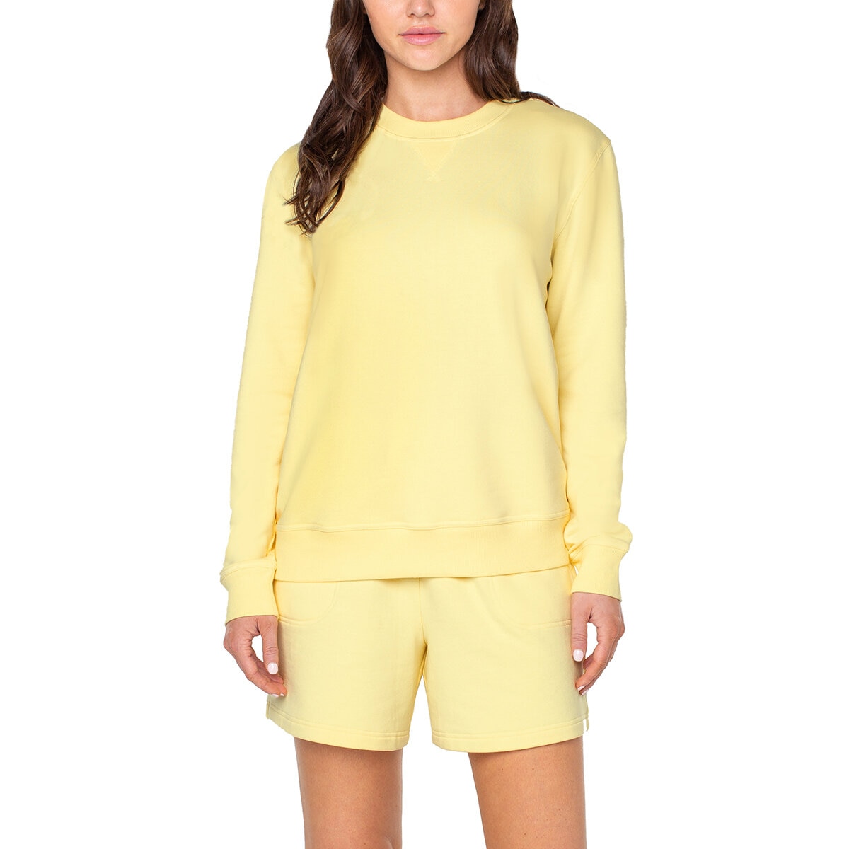 Wellworn Sudadera para Dama Amarillo Chica | Costco México