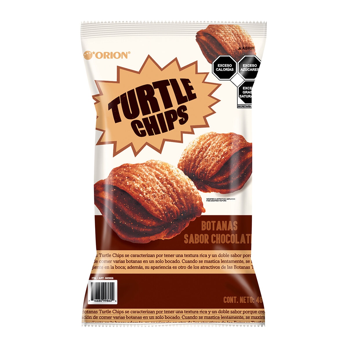 Orion Turtle Chips Botanas Sabor Chocolate 481 g - Wishupon