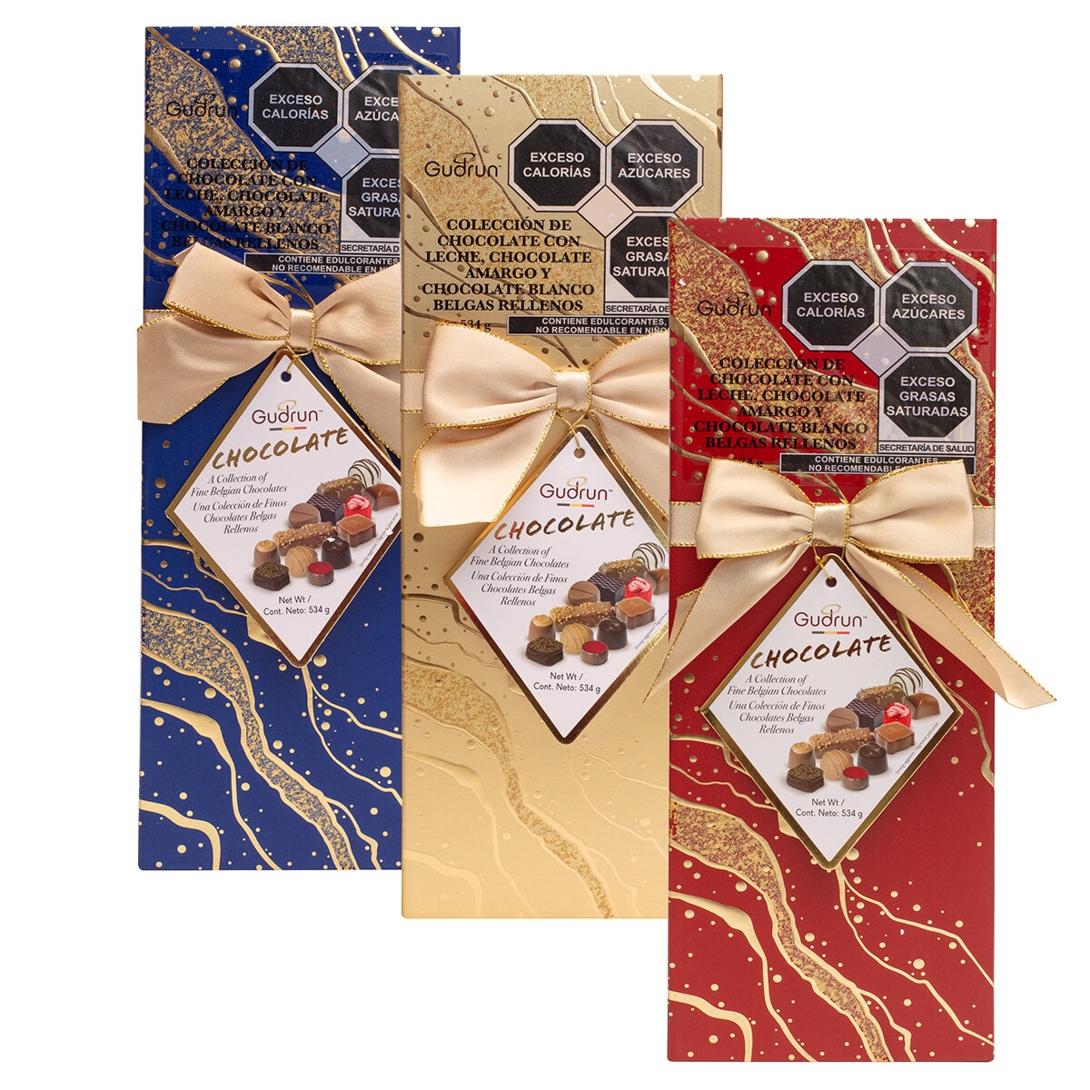 Gudrun Colección de Chocolates Belga Rellenos 534 g | Cos...