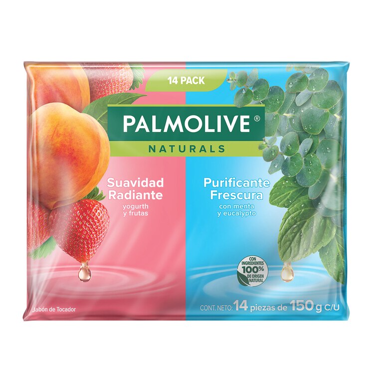 Palmolive Naturals Jabón en barra 14 pzas de 150 g | Costco México