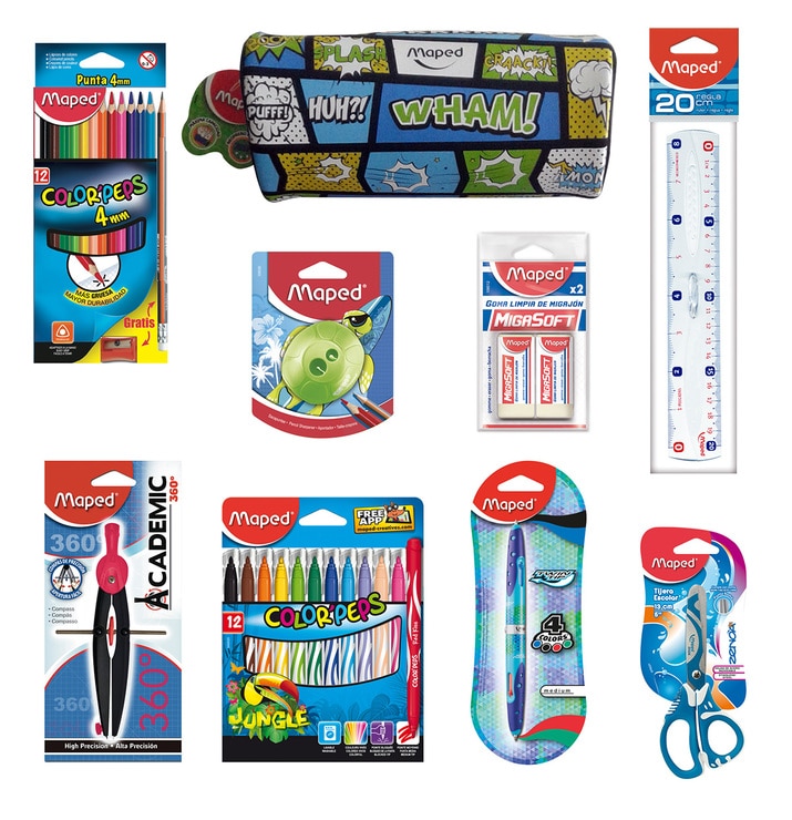 Maped kit lapicera con artículos escolares | Costco México