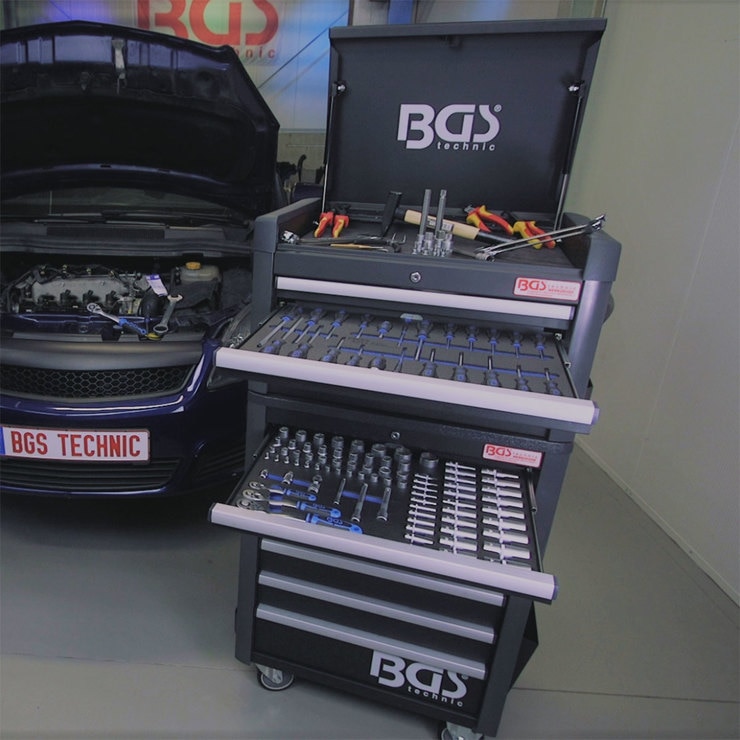 BGS, Gabinete de Herramientas Pro Standard Maxi 263 piezas | Costco México