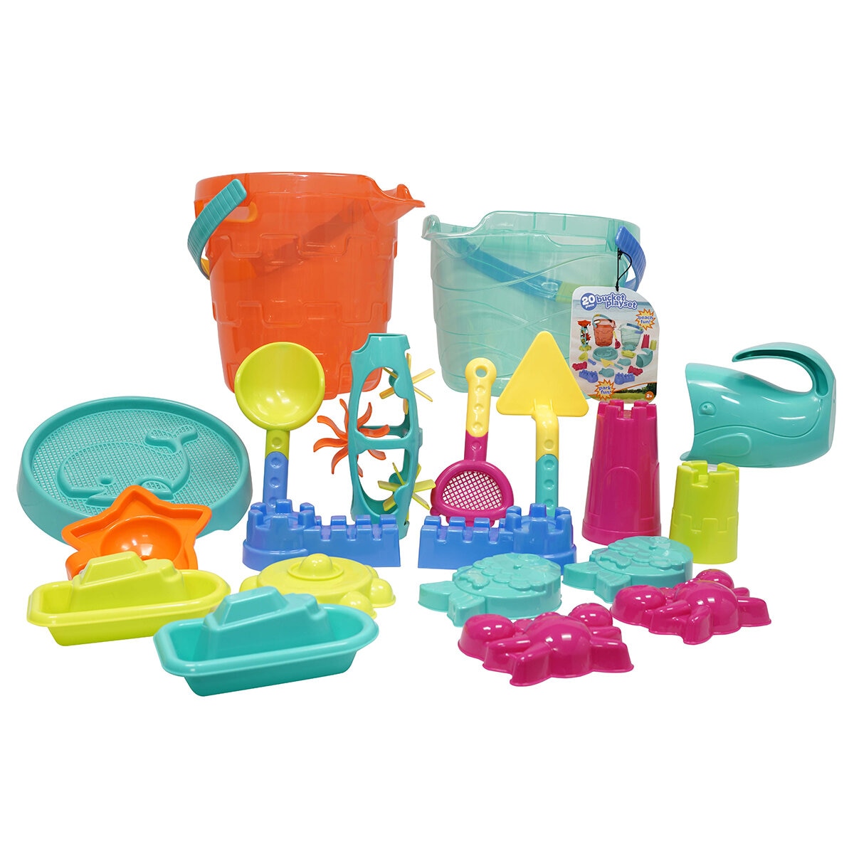 Juego de Cubeta y Moldes 20 piezas | Costco México