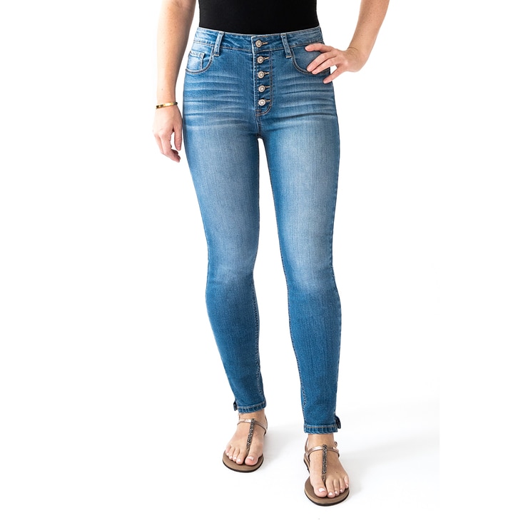Kensie, Pantalón de Mezclilla para Dama, Azul | Costco México