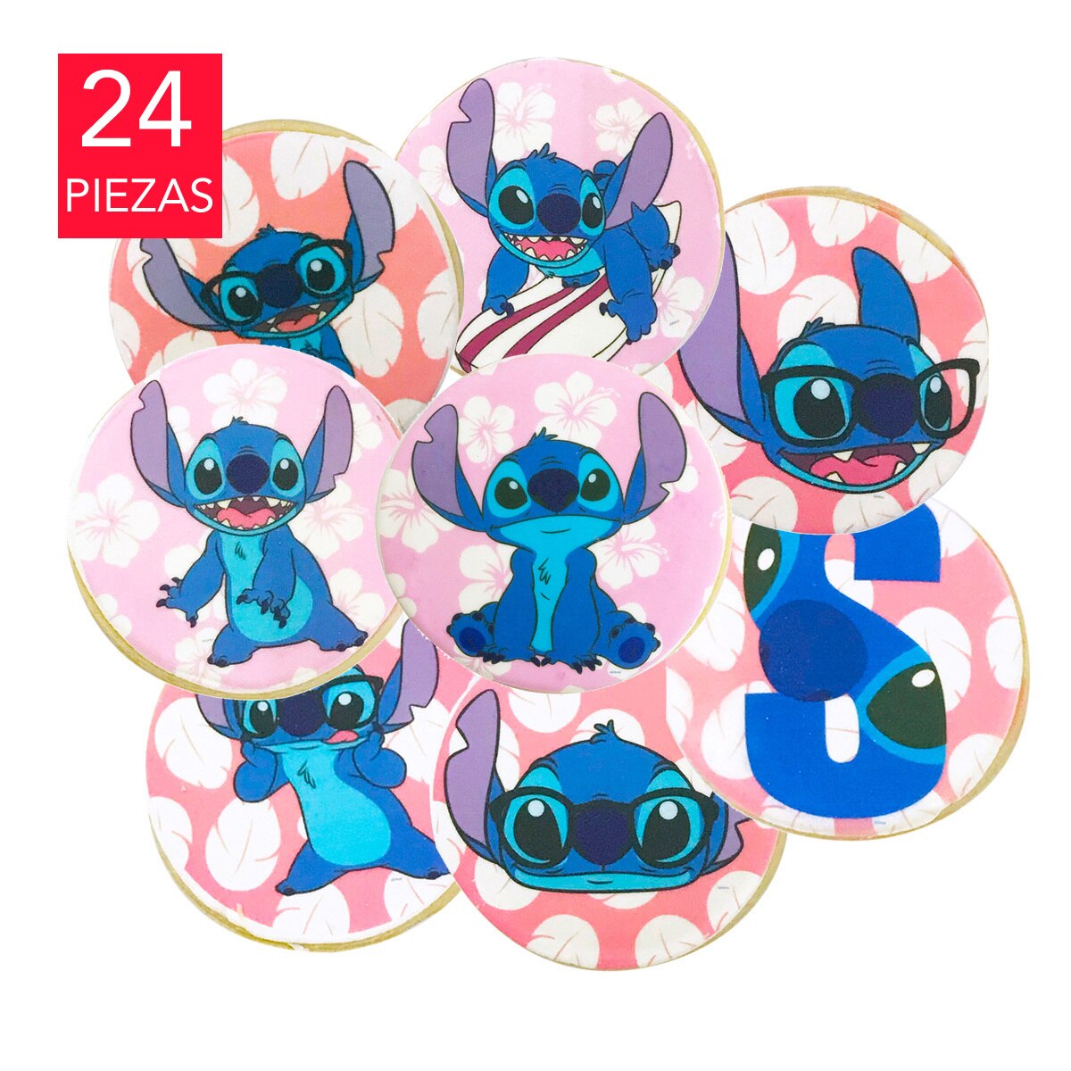 Galletas Stitch De Mantequilla y Vainilla Deliana Decocookies 24 piezas ...