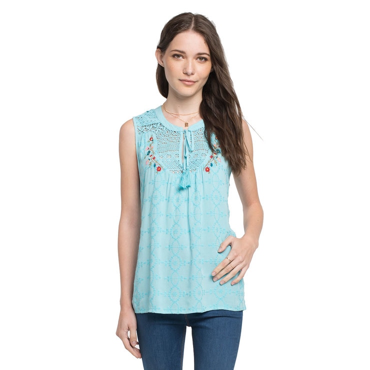 Forbidden Los Angeles, blusa, turquesa | Costco México