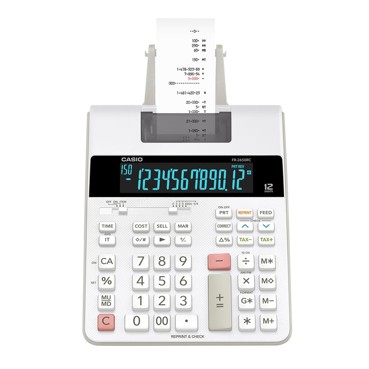 Casio Sumadora 12 Dígitos con Impresión 2 Colores | Costco México