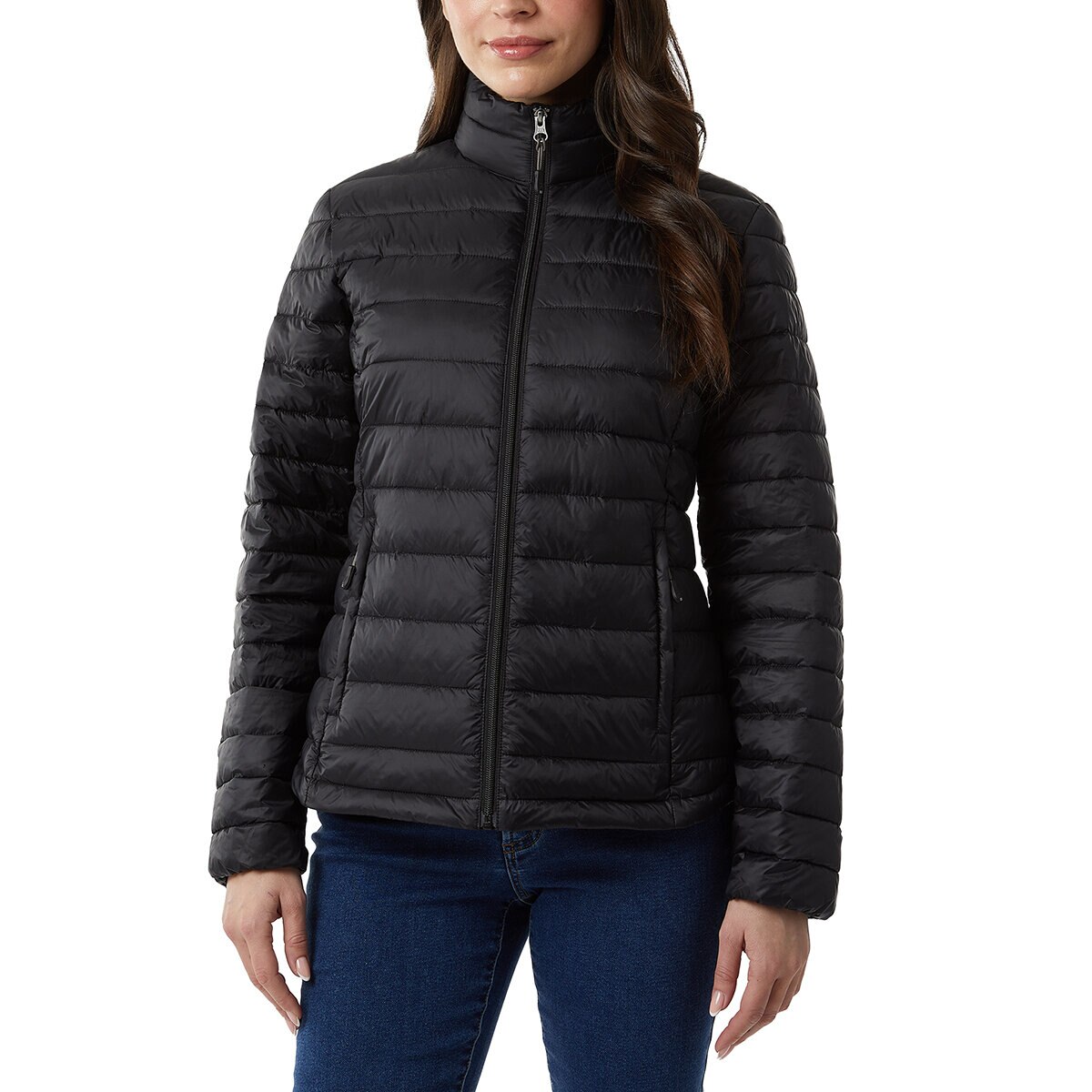 32 Degrees Heat Chamarra para Dama Negro Chica | Costco M...