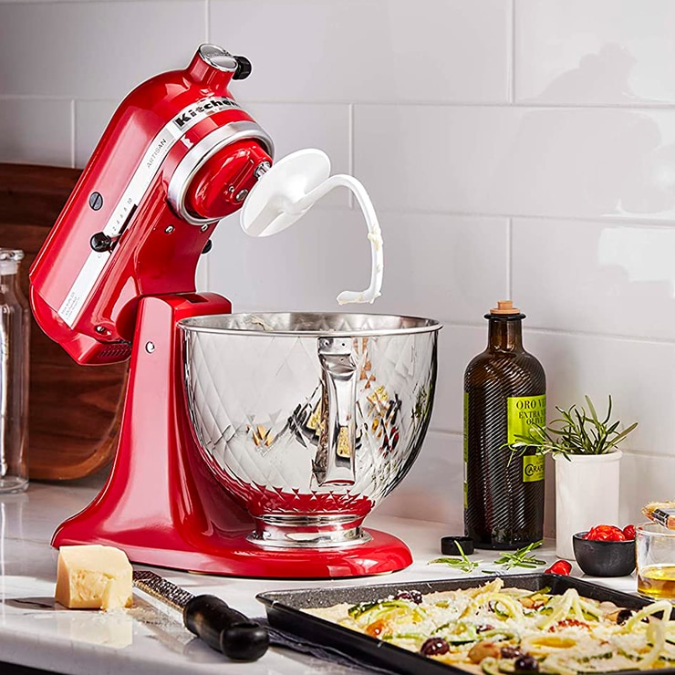 KitchenAid, Tazón de acero inoxidable de 5 Qtz con acabado Texturizado ...