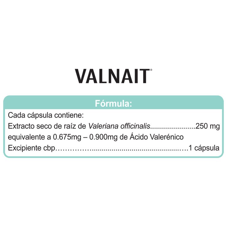 Valnait Valeriana Officinalis 90 cápsulas | Costco México