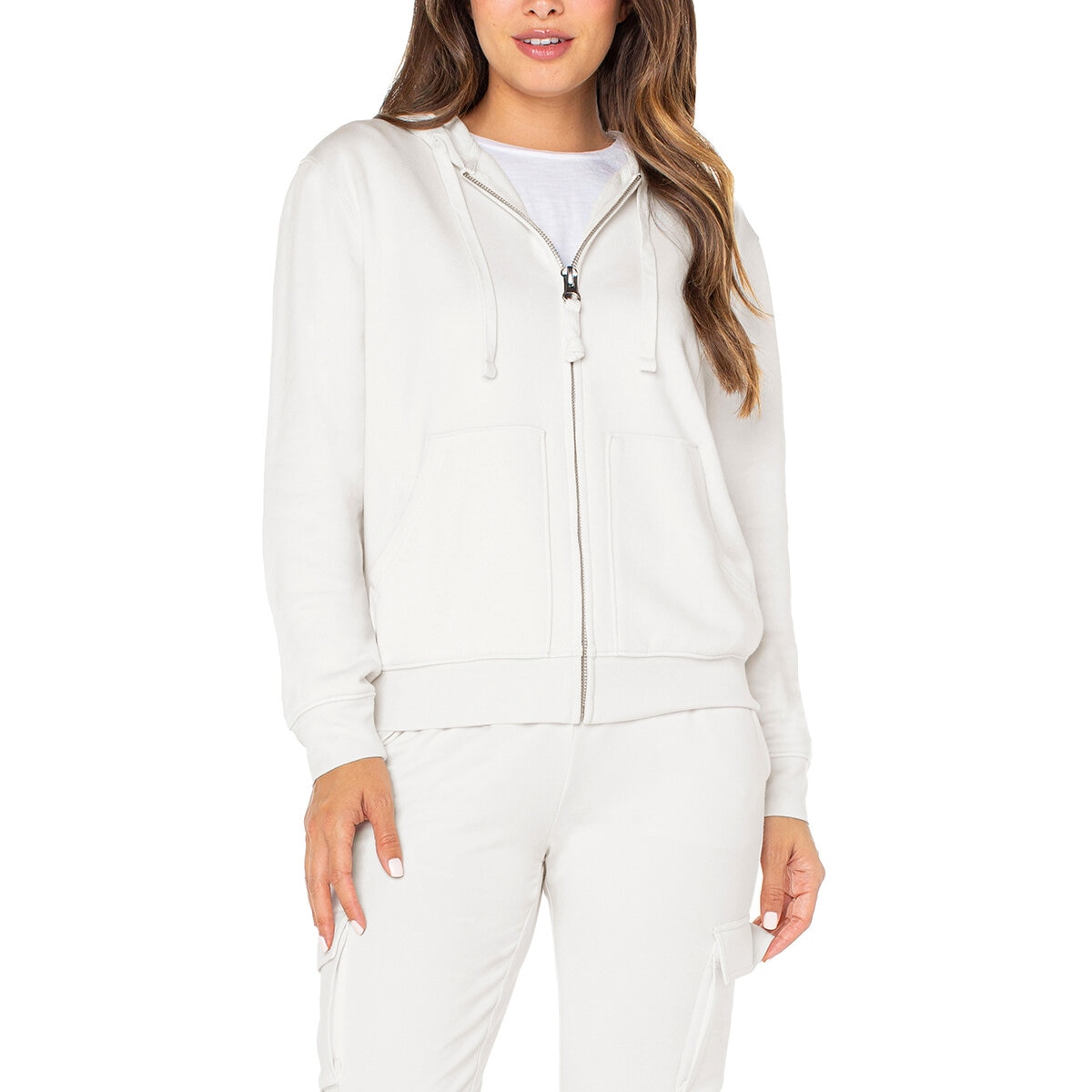 Well Worn Sudadera para Dama Crema Extra Chica | Costco M...