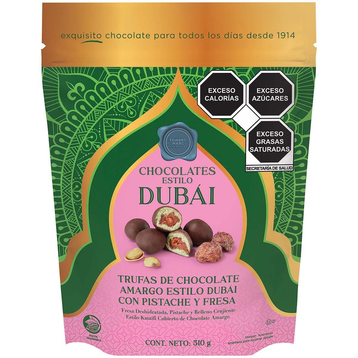 Edward Marc Chocolates Estilo Dubái 510 g | Costco México