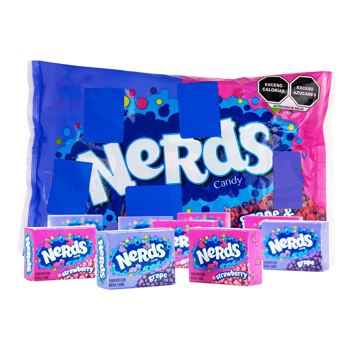 Nerds Caramelos Suaves Sabor Uva y Fresa 340 g | Costco M...