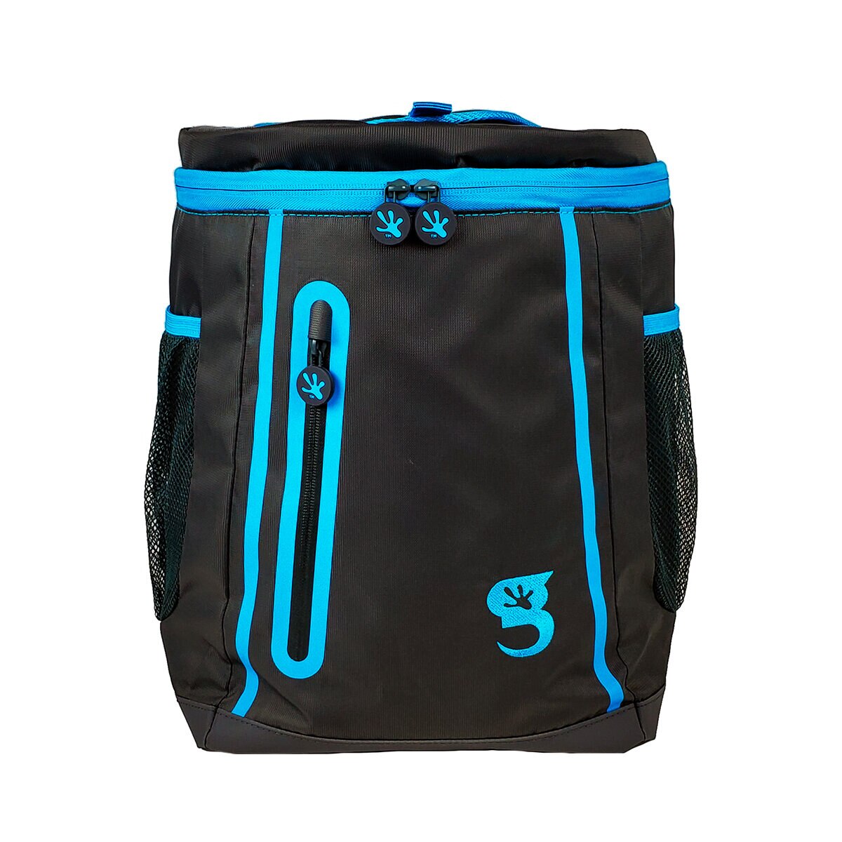 GeckoBrands, Hielera tipo Backpack, Color Gris con Azul