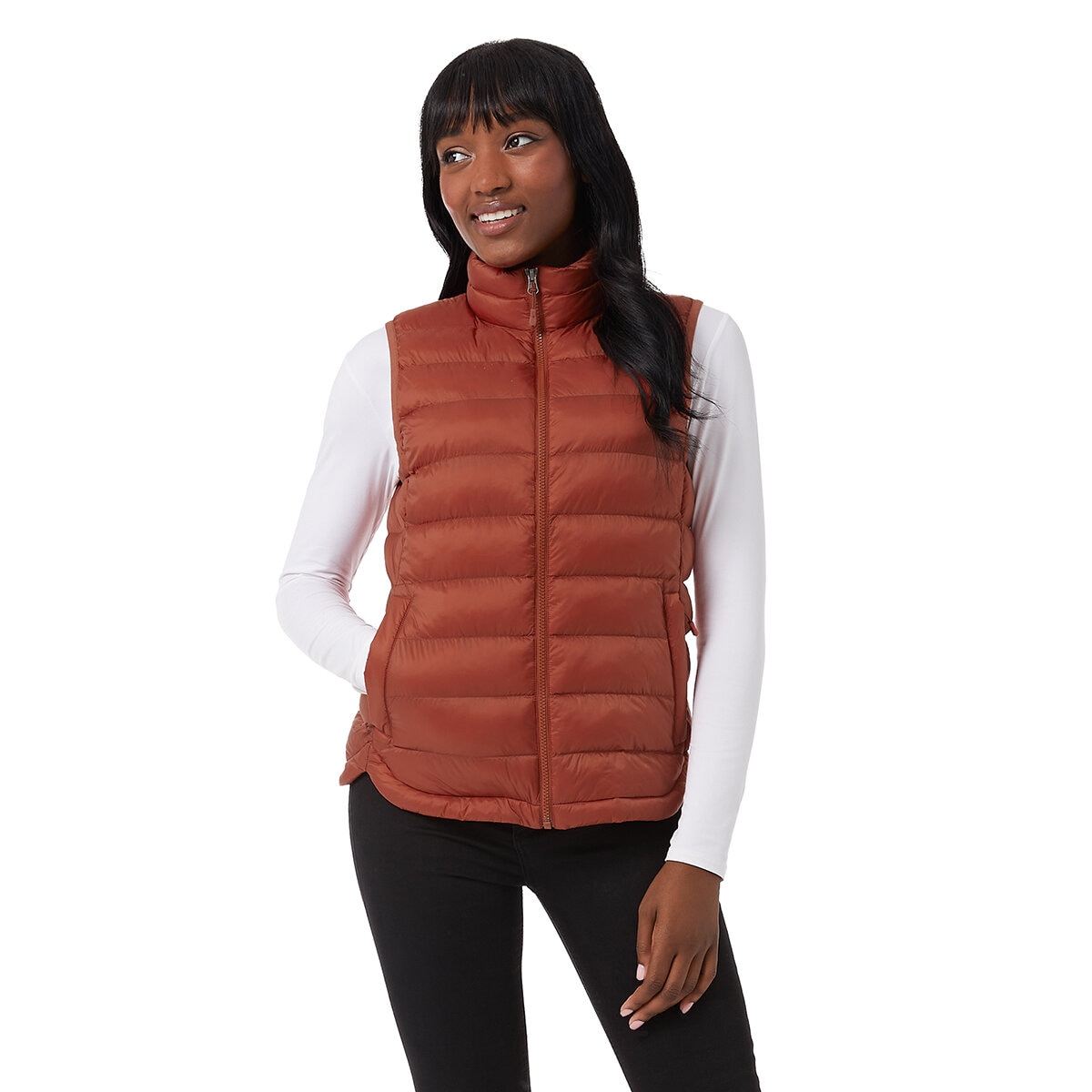 32 Degrees Heat Chaleco para Dama Rojo Grande | Costco Mé...